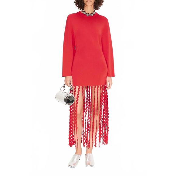 Simon Miller | Dresses | New Simon Miller Wallis Knit Fringe Dress In ...